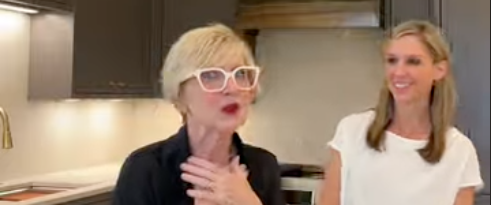 Amy Cotney with Renee Winkler at Samford Hill